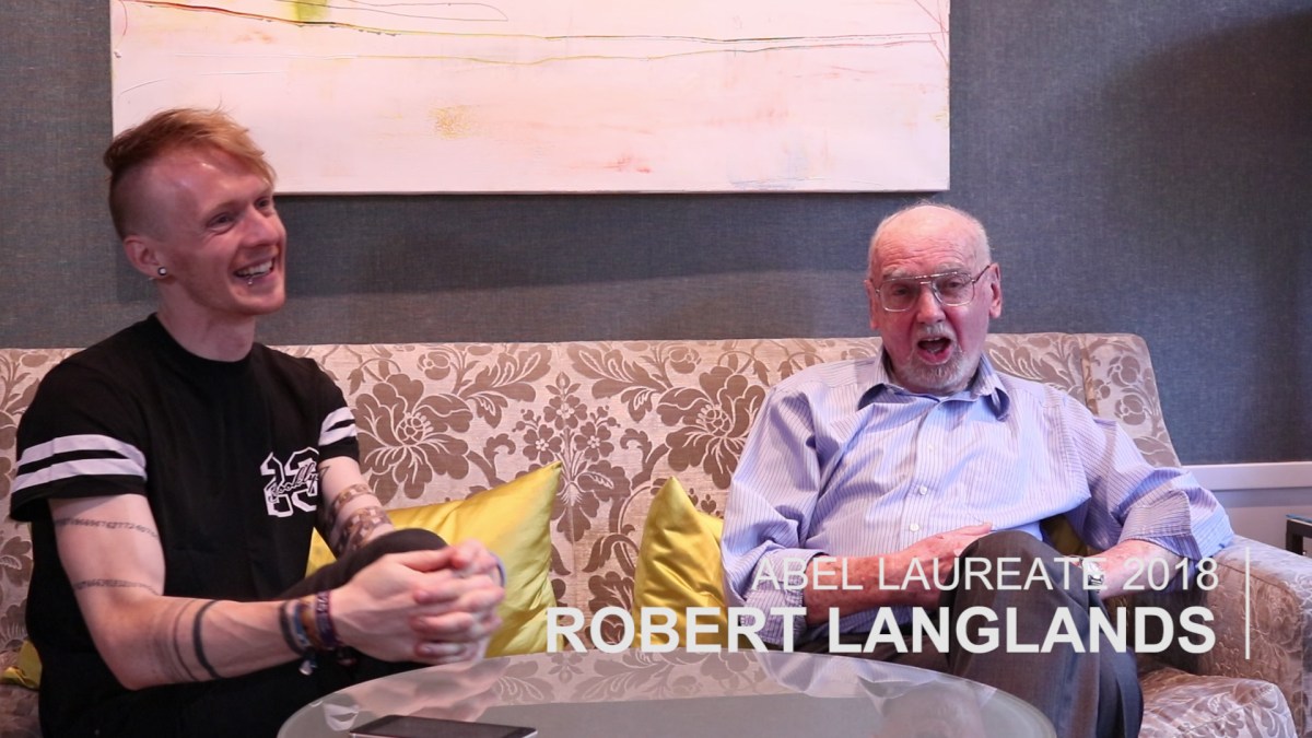 2018 Abel Laureate Robert Langlands – TOM ROCKS MATHS