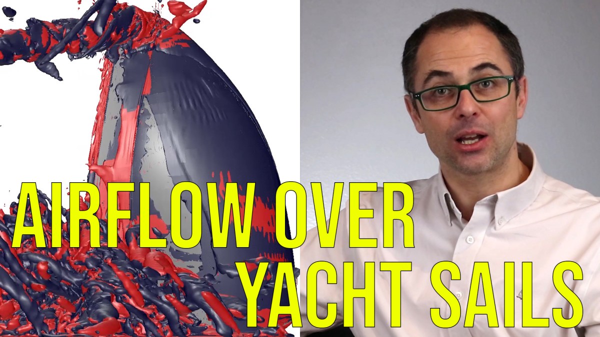 Airflow around a Yacht Sail – TOM ROCKS MATHS