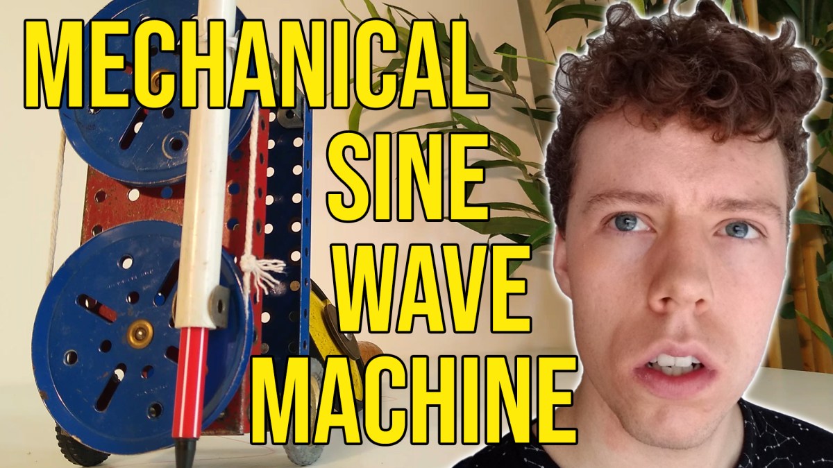 Making a Mechanical Sine Wave Machine in Lockdown – TOM ROCKS MATHS