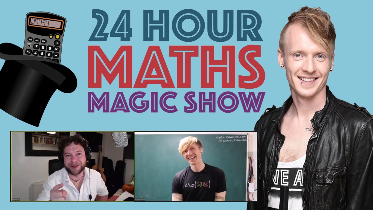 24 Hour Maths Magic Show – Dice Tricks and Euler’s Number with Ben ...