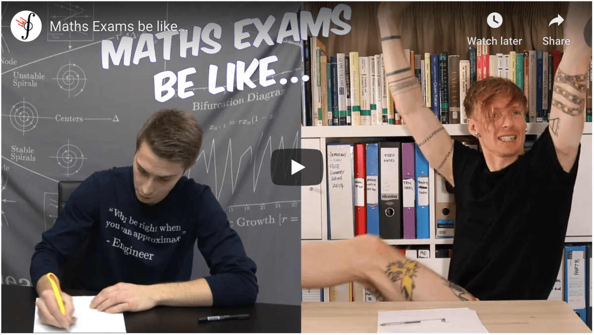 Maths Exams Be Like… (with Flammable Maths) – TOM ROCKS MATHS