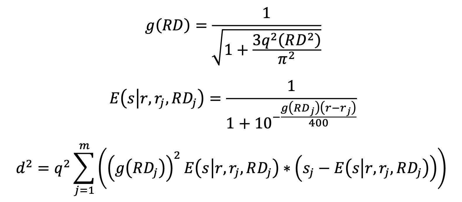 Elo and Glicko Standardised Rating Systems – TOM ROCKS MATHS