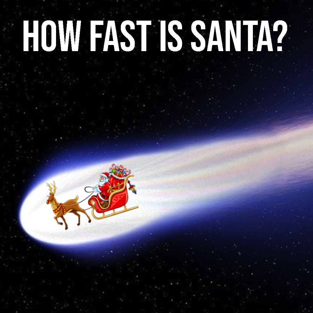 How fast does Santa travel? – TOM ROCKS MATHS
