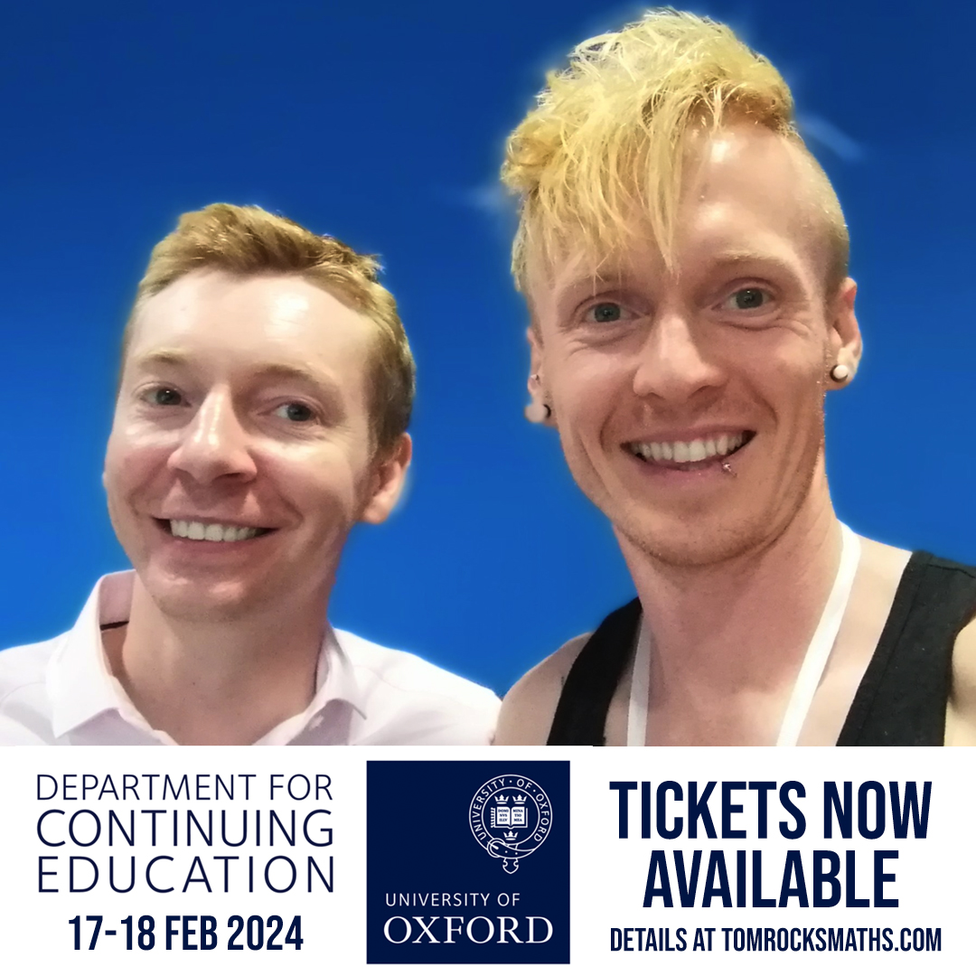 Maths Fan Weekend 17-18 Feb 2024 – TOM ROCKS MATHS