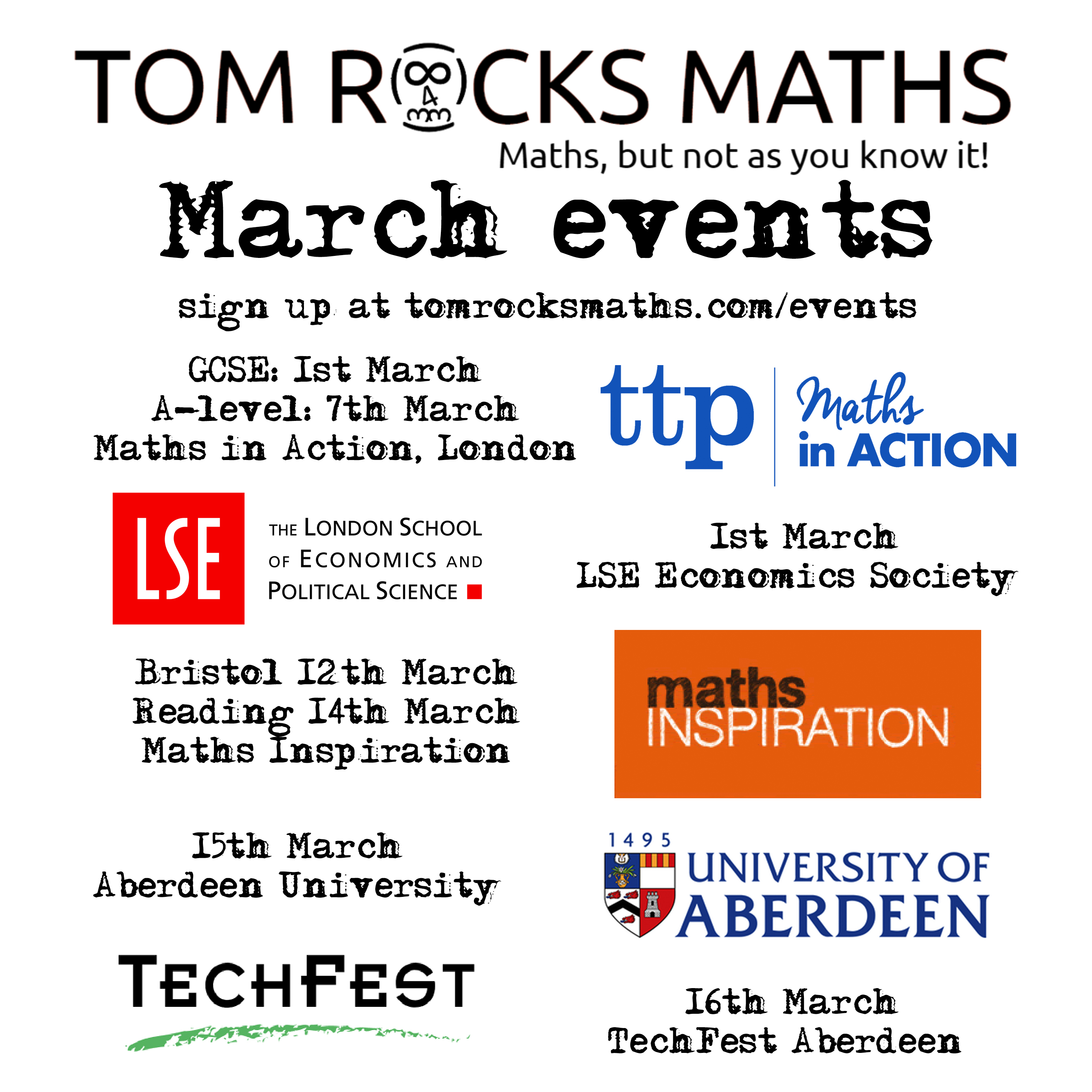 Events – TOM ROCKS MATHS