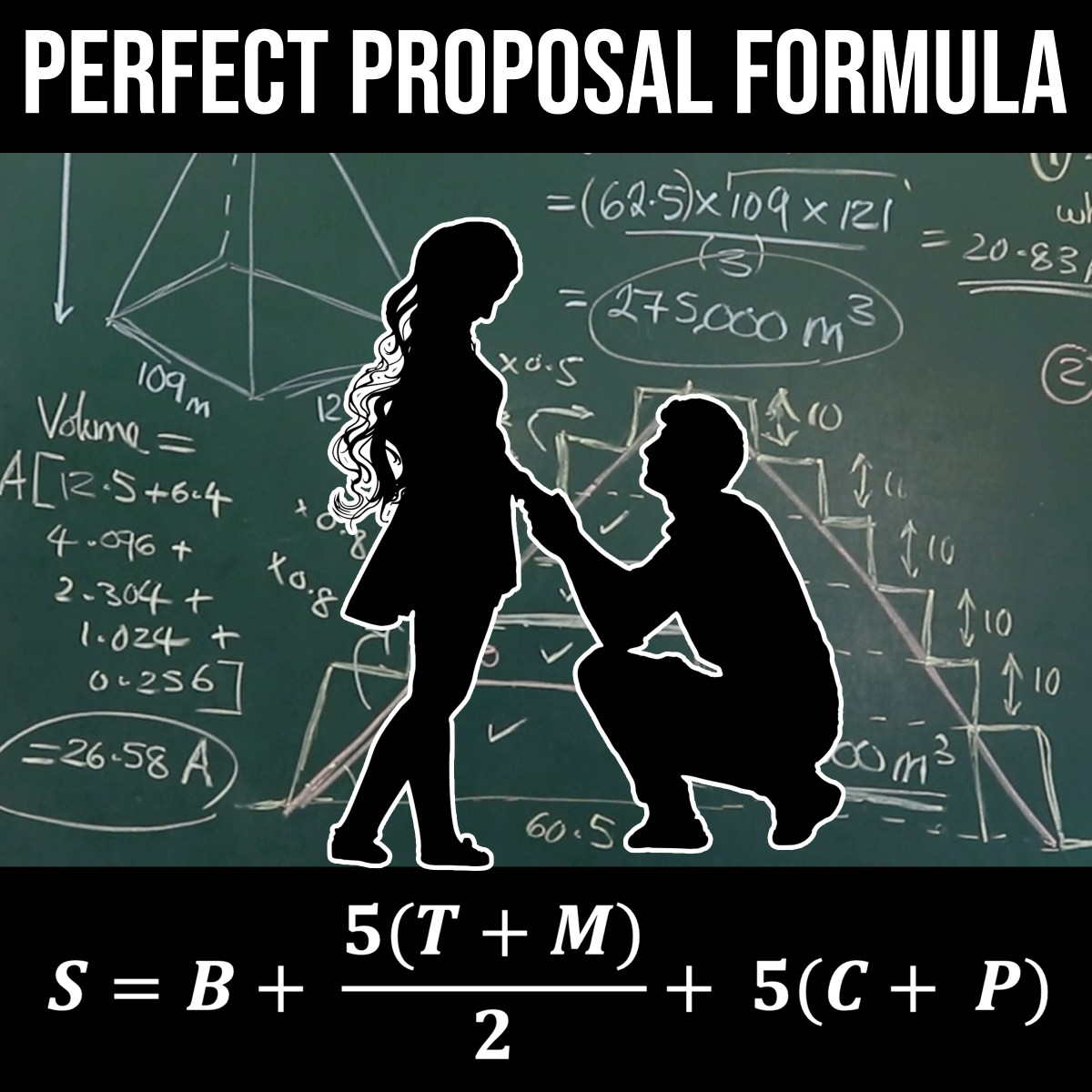 Formula for the Perfect Proposal – TOM ROCKS MATHS