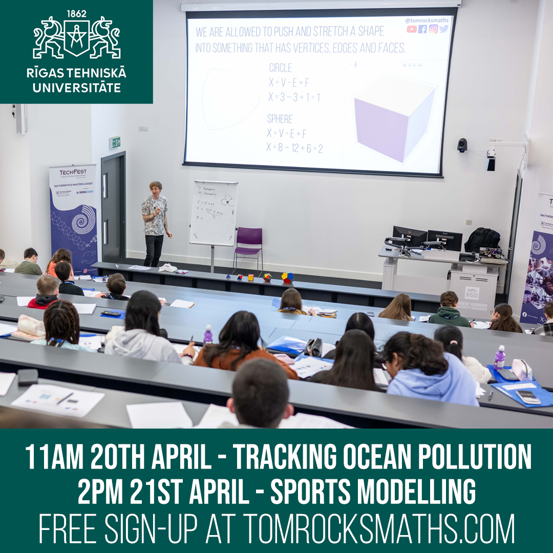 Riga Technical University Visit – TOM ROCKS MATHS