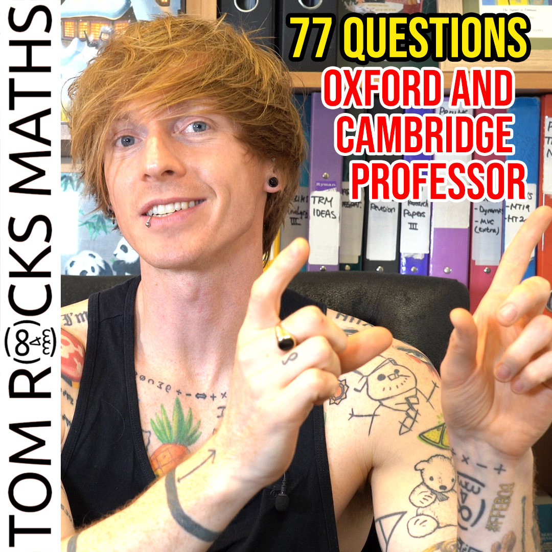 200,000 Subscriber Q&A Part 2 – TOM ROCKS MATHS