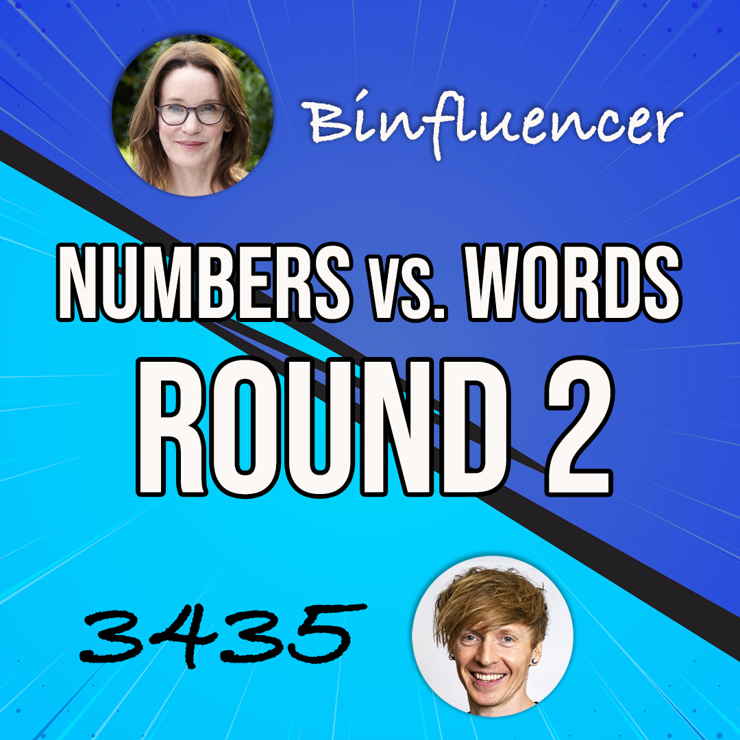 Numbers vs. Words Round 2: Binfluencer vs. 3435 – TOM ROCKS MATHS