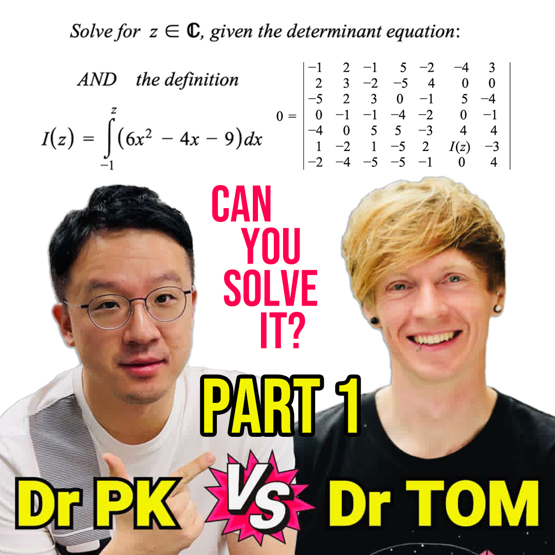 Solving for a Zero Determinant with Dr PK Math – TOM ROCKS MATHS