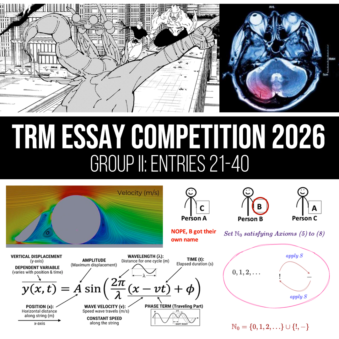 TRM Essay Competition 2026 Group II – TOM ROCKS MATHS