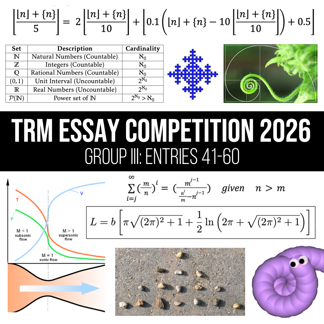 TRM Essay Competition 2026 Group III – TOM ROCKS MATHS